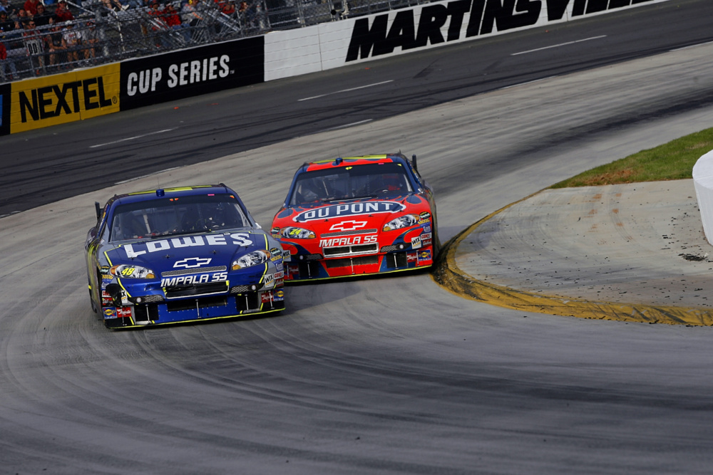 Jimmie Johnson vs. Jeff Gordon, part 1: Martinsville Speedway, 2007 ...