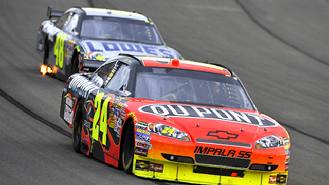 Double-file restarts kick off at Pocono | Hendrick Motorsports