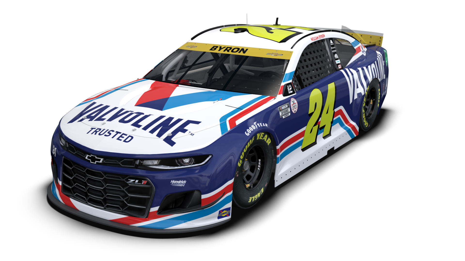 Look! Byron's sleek Valvoline ride for ROVAL revealed | Hendrick ...