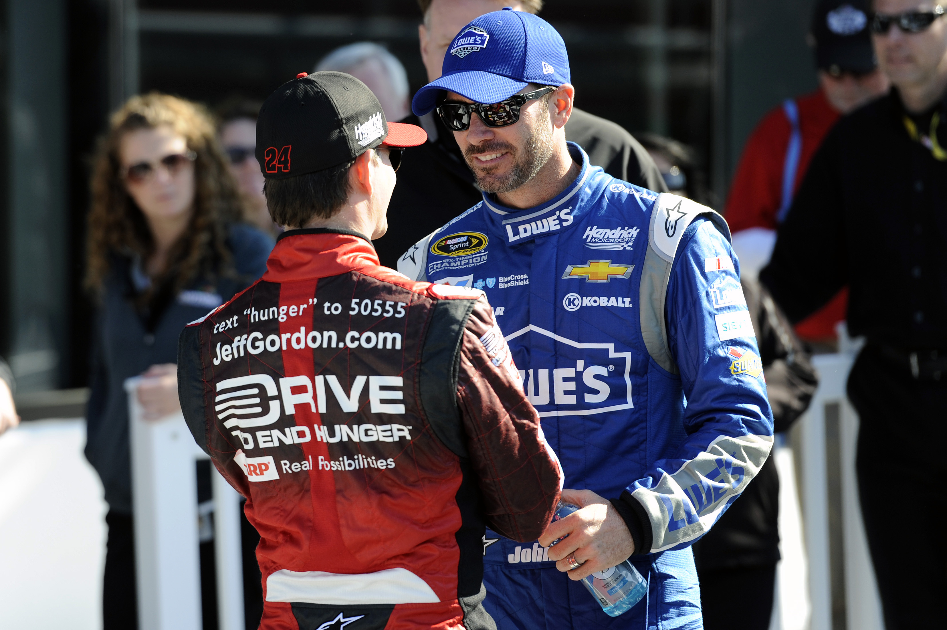 Inside Victory Lane: Gordon, Johnson qualify one-two for Daytona 500 ...