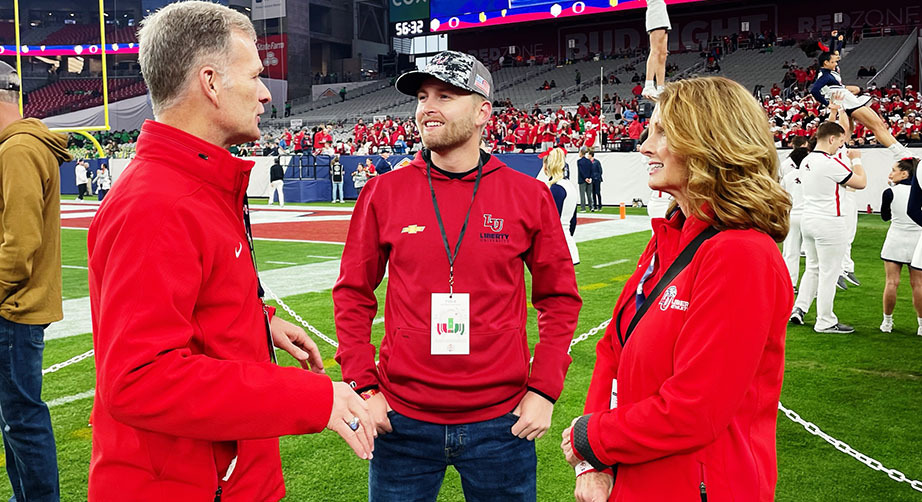 Byron serves as honorary captain at Fiesta Bowl | Hendrick Motorsports
