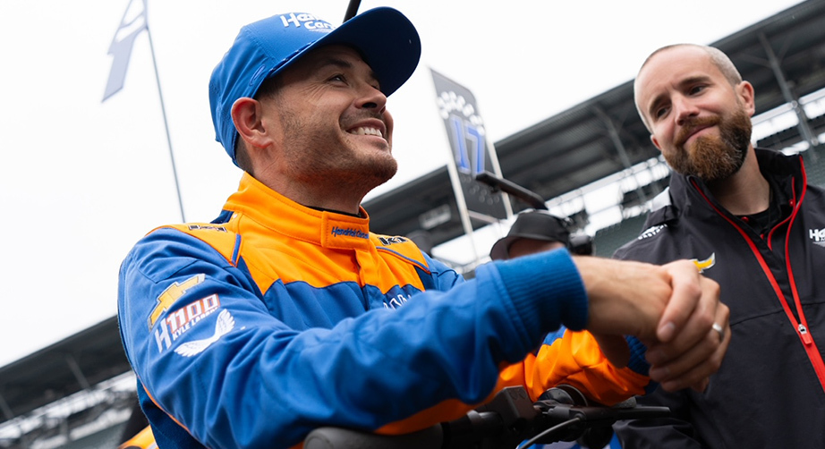 Larson checks more off of list in IndyCar open test at Indianapolis ...