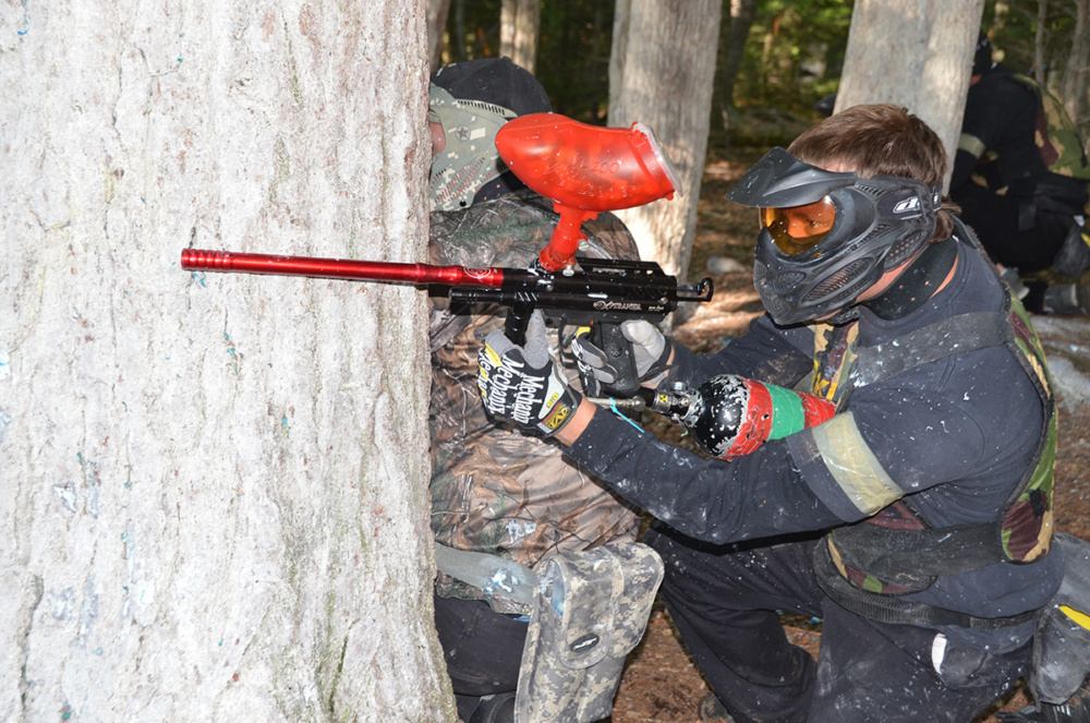 Go inside the paintball skirmish between the No. 48 and No. 88 race ...