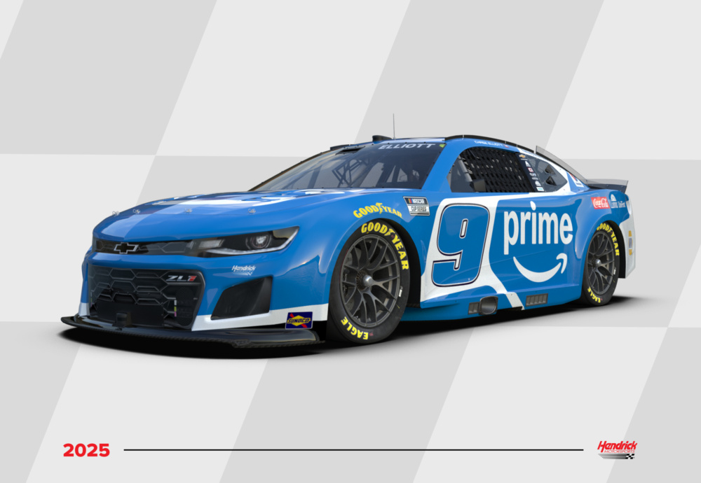 Amazon Prime Video joins as primary sponsor for Chase Elliott, Hendrick ...