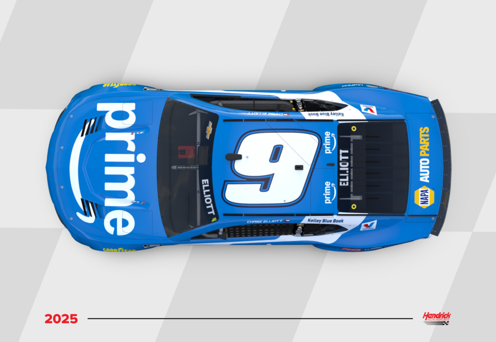 Amazon Prime Video joins as primary sponsor for Chase Elliott, Hendrick ...
