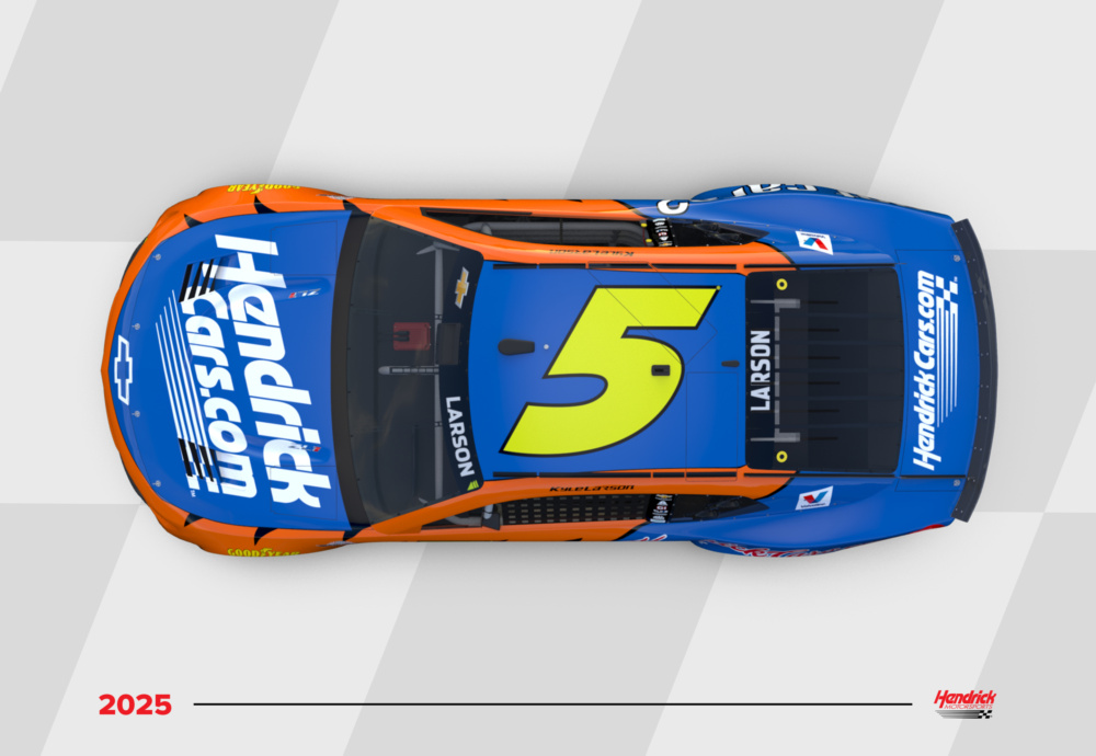 nascar top down view