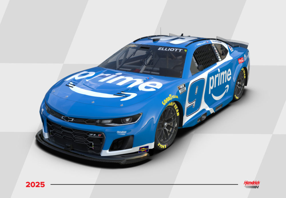 Amazon Prime Video joins as primary sponsor for Chase Elliott, Hendrick ...