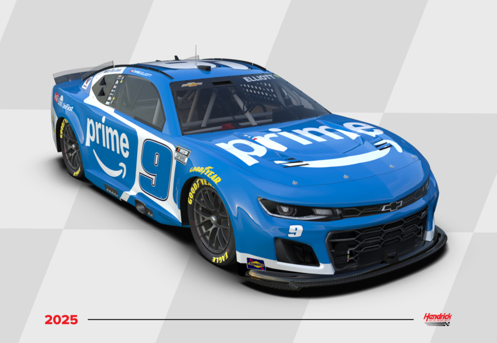 Amazon Prime Video joins as primary sponsor for Chase Elliott, Hendrick ...