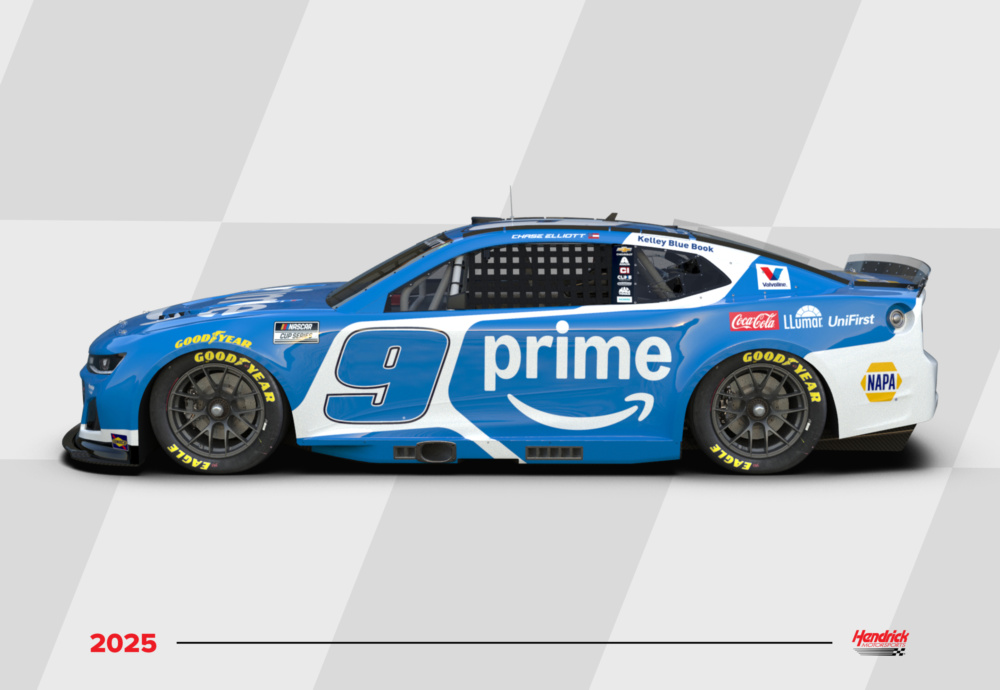 Amazon Prime Video joins as primary sponsor for Chase Elliott, Hendrick ...