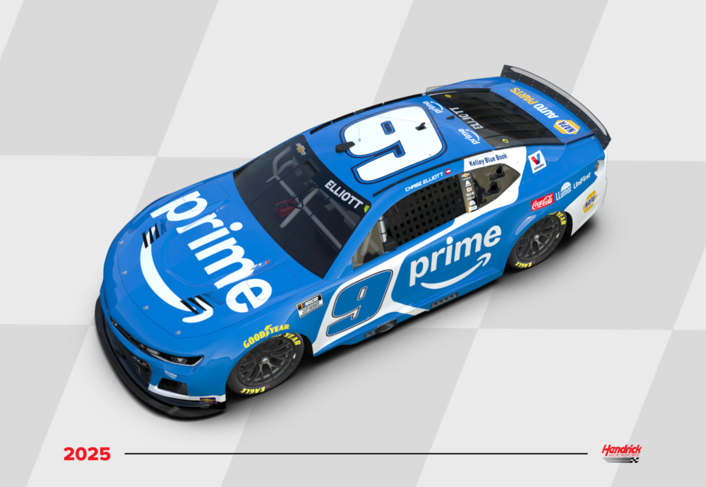 Amazon Prime Video joins as primary sponsor for Chase Elliott, Hendrick ...