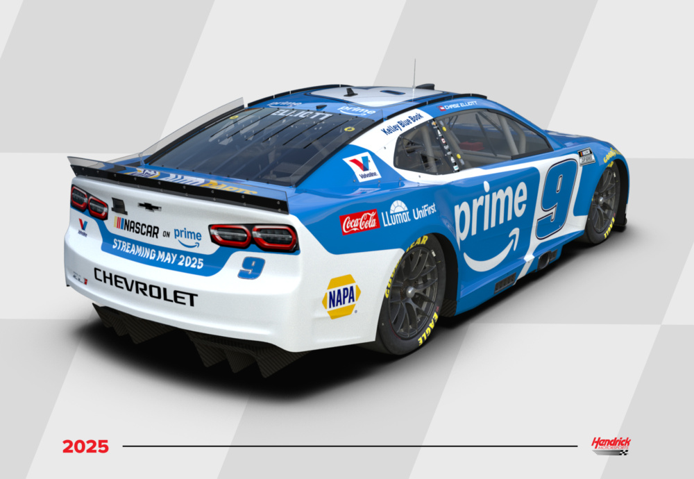 Amazon Prime Video joins as primary sponsor for Chase Elliott, Hendrick ...