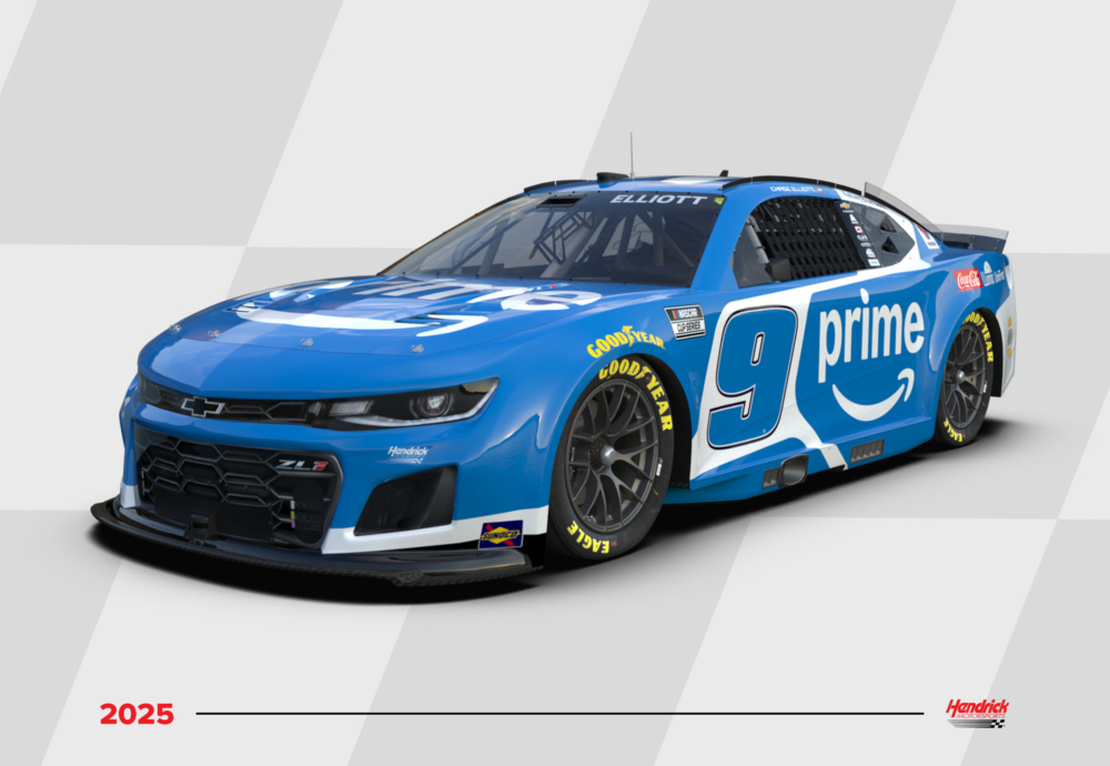 Amazon Prime Video joins as primary sponsor for Chase Elliott, Hendrick ...