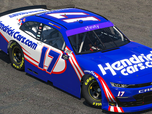 Check out the NASCAR Xfinity Series No. 17 HendrickCars.com paint ...