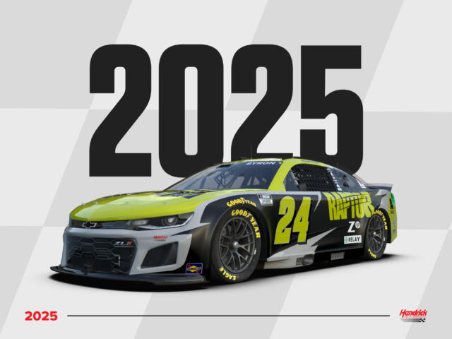 NASCAR paint scheme reveal: William Byron to drive updated RAPTOR look ...