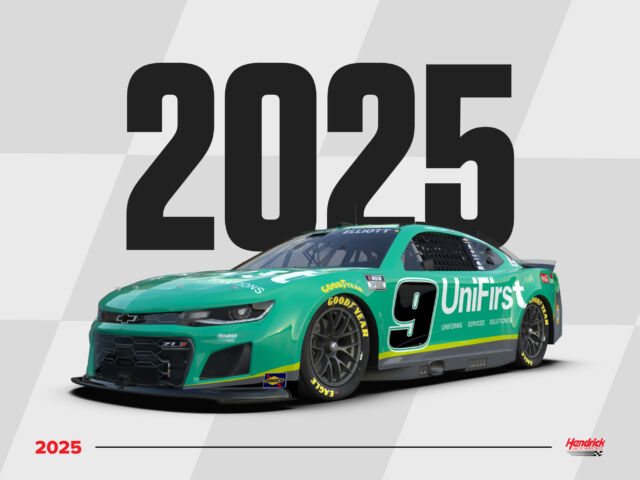 Check out Chase Elliott's UniFirst Chevrolet for 2025 | Hendrick ...