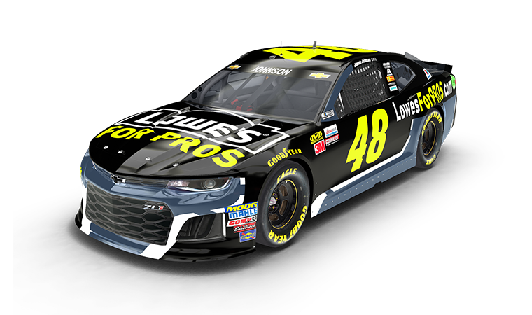 The 2018 #48 scheme has been modified : r/NASCAR