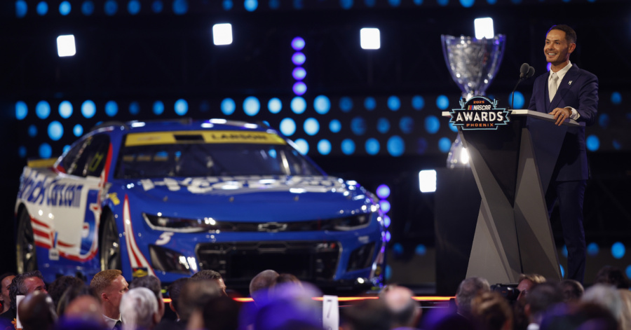 Kyle Larson thanks Hendrick Motorsports, dedicates championship to Jon ...