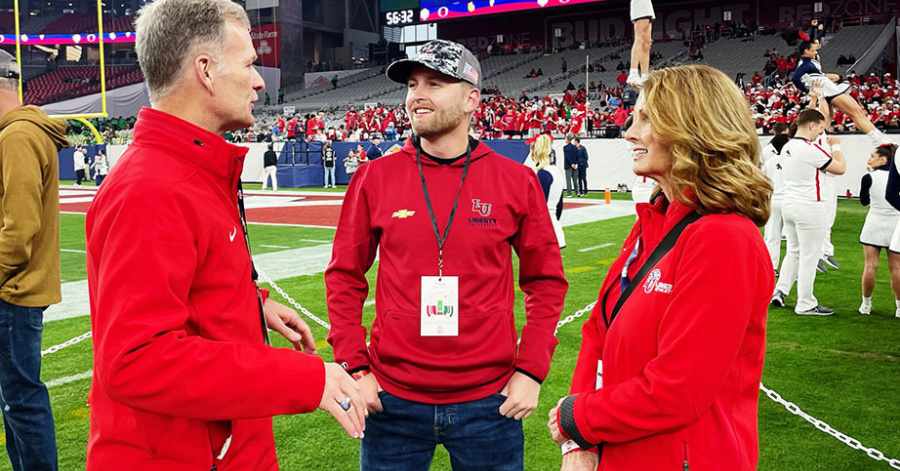 Byron serves as honorary captain at Fiesta Bowl | Hendrick Motorsports