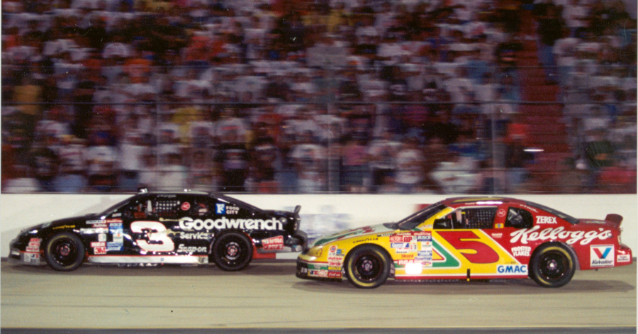 Terry Labonte, Dale Earnhardt tangle at Bristol in 1995 | Hendrick ...