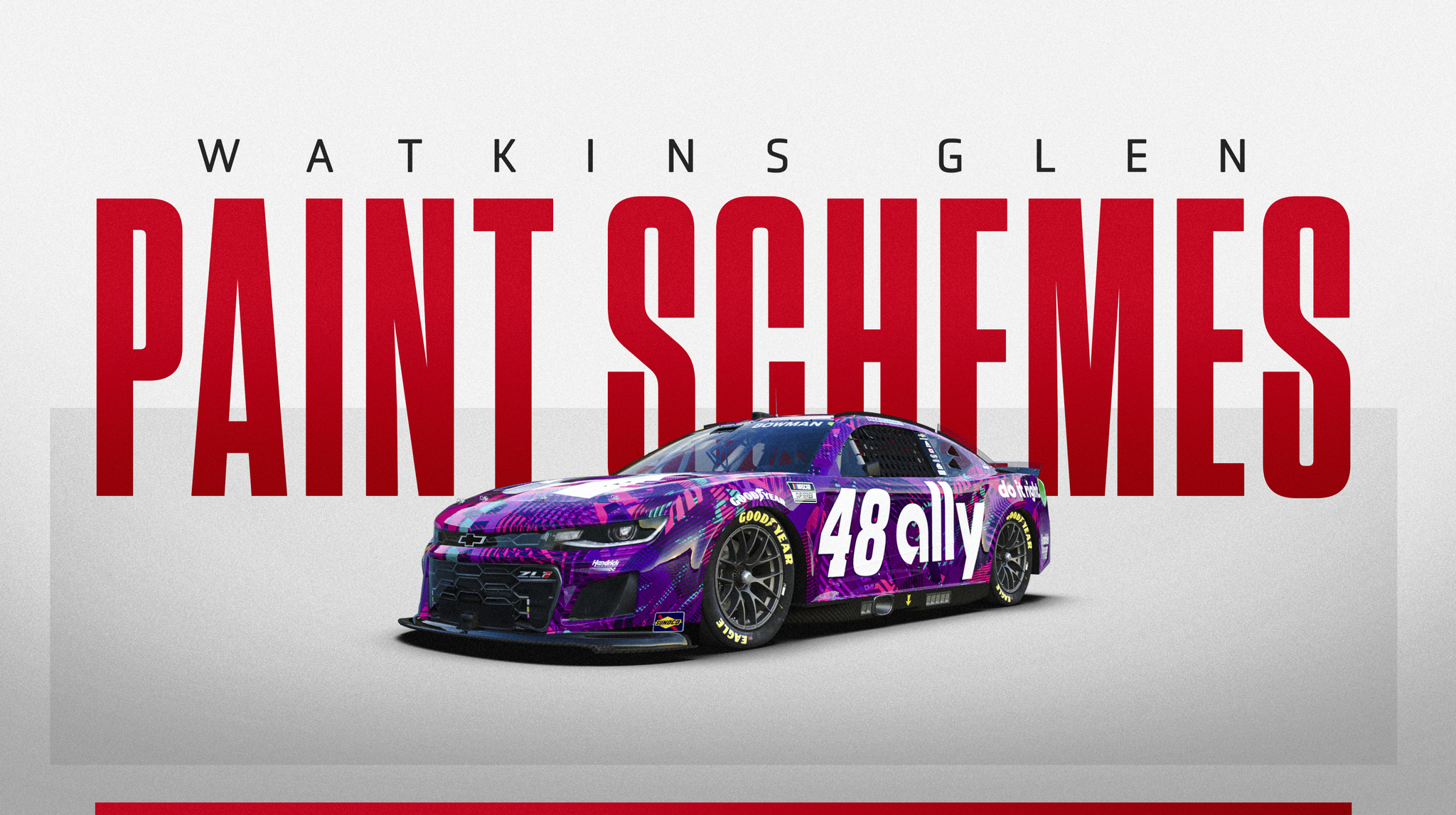 NASCAR Paint Scheme Preview: A Watkins Glen win streak for Hendrick ...